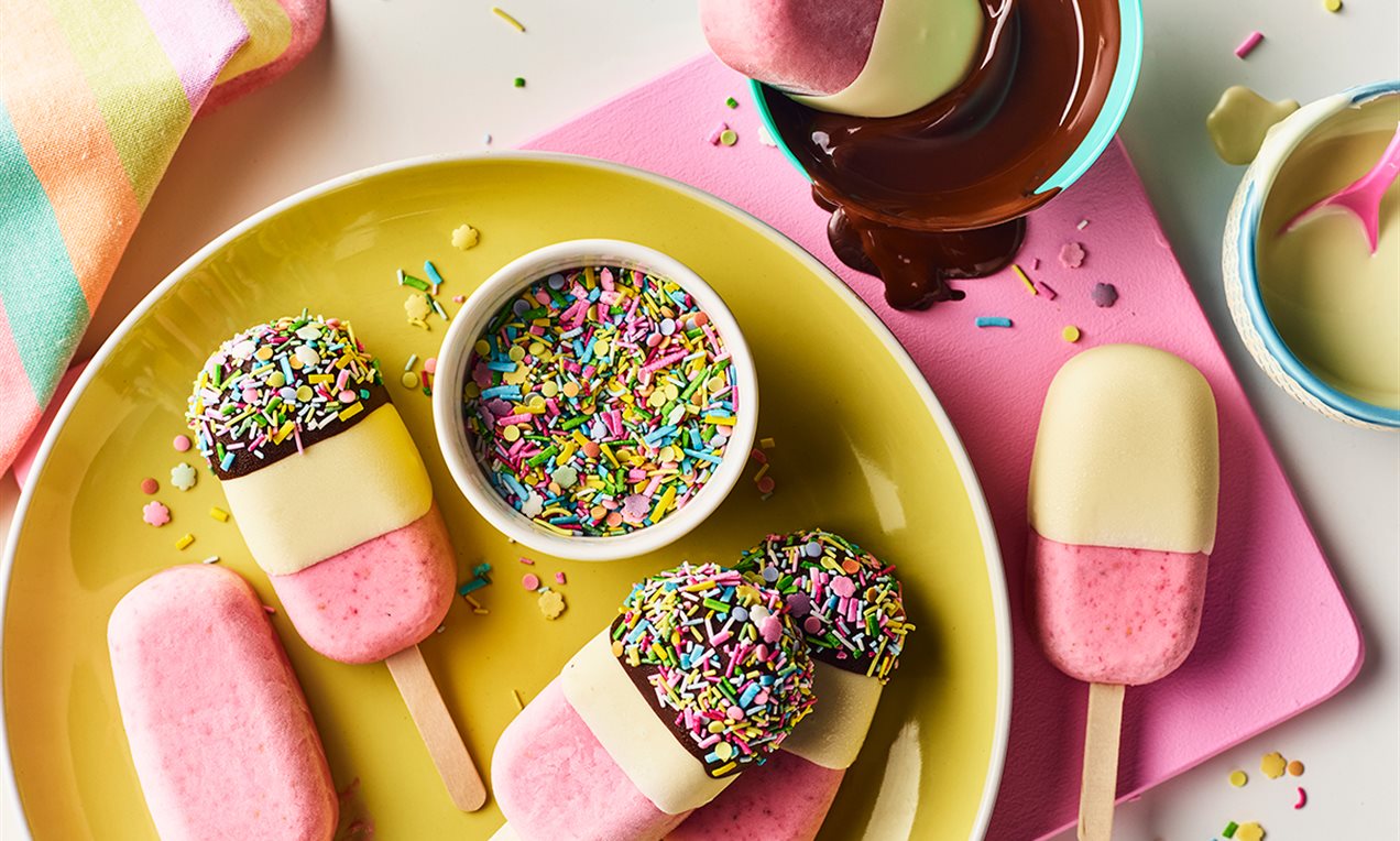 Acadele de înghețată cu fructe de pădure Rețeta | Dr. Oetker