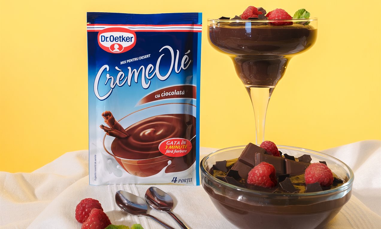 Rețetă Crème Olé cu gust de ciocolată Rețeta | Dr. Oetker