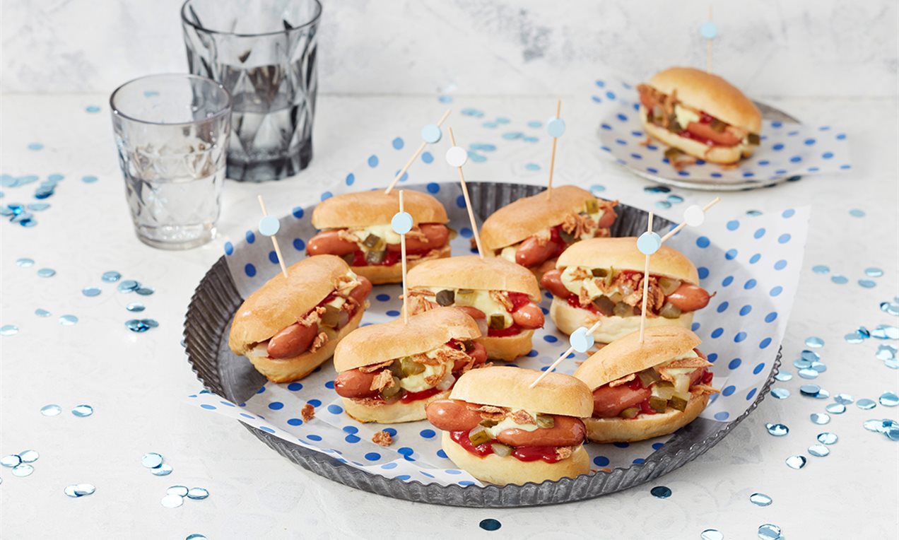 Mini Hot Dogs Rețeta | Dr. Oetker