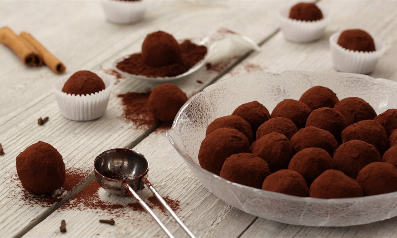 Bomboane vegane Dark Rețeta | Dr. Oetker