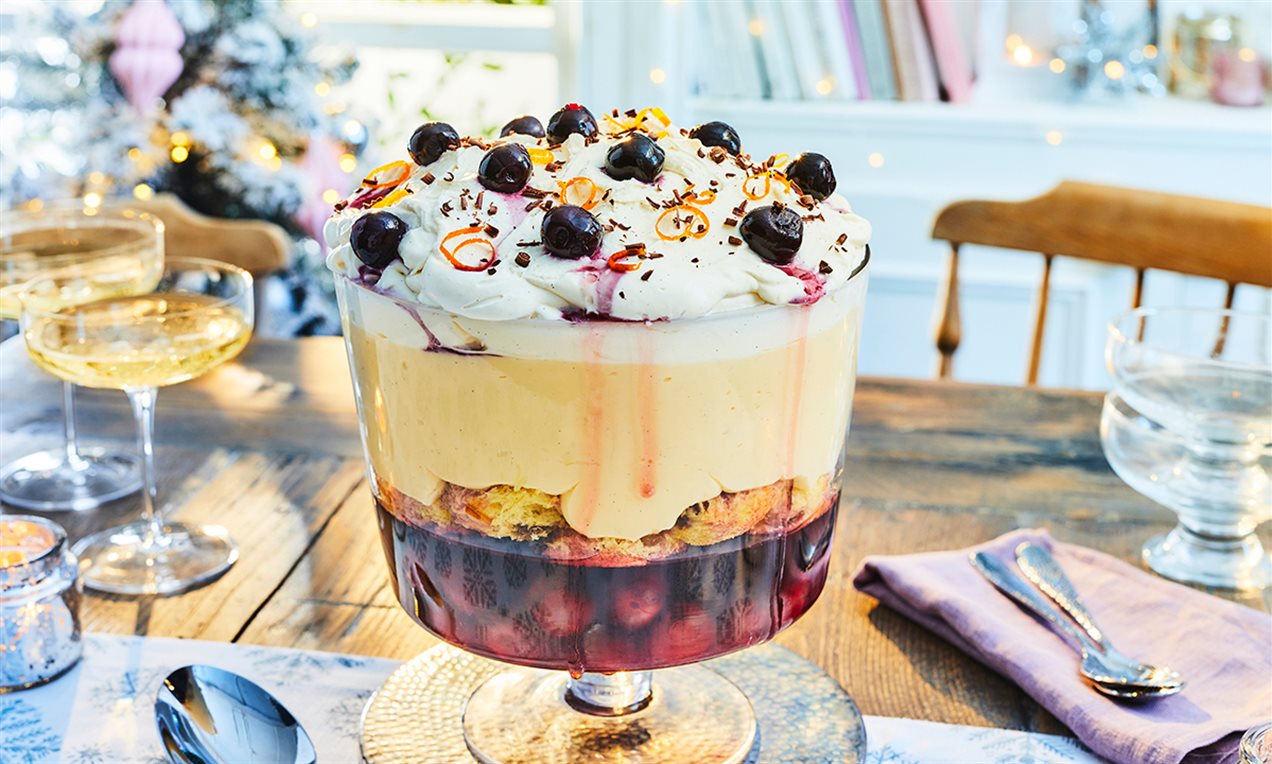 Trifle cu cireșe Rețeta | Dr. Oetker