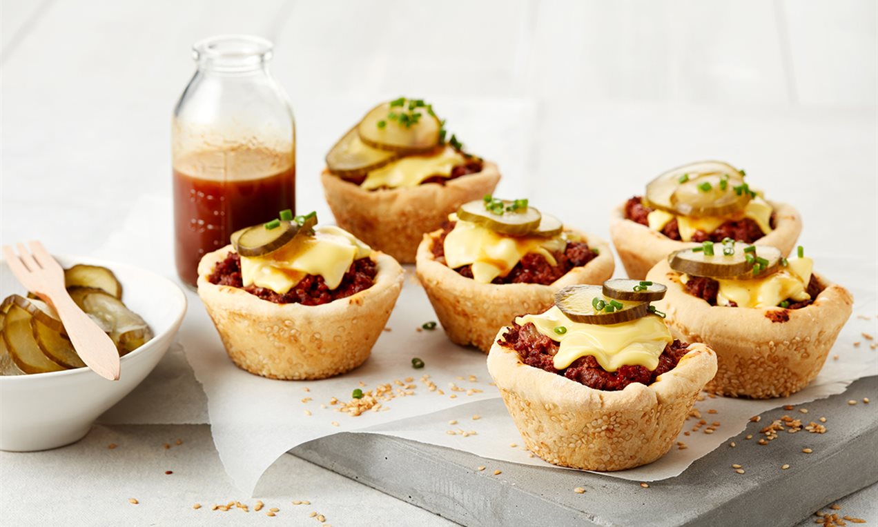 Cheeseburger Muffins Rețeta | Dr. Oetker