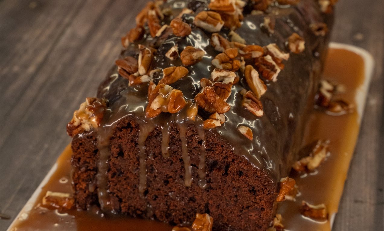 Chec cu ciocolată, caramel sărat și nuci Rețeta | Dr. Oetker