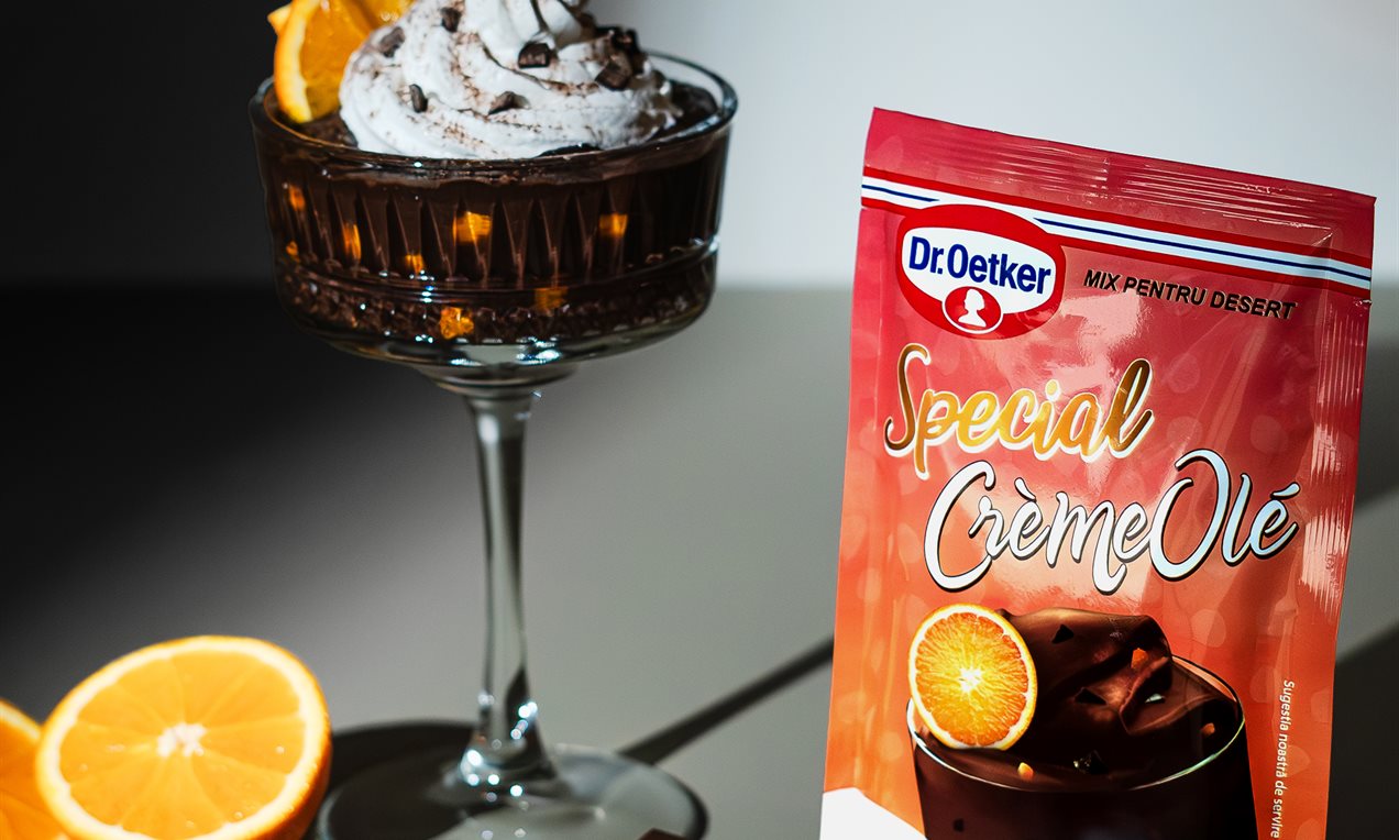 Rețetă Special Crème Ole cu ciocolată și portocale Rețeta | Dr. Oetker